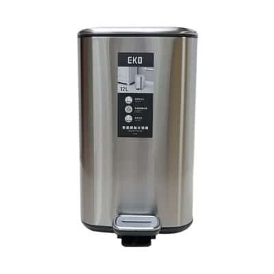 EZ HOME Pedal Trash Bin SS 12L | Cebu Home and Builders Centre